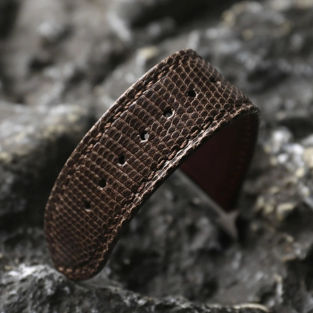 High-end Lizard Skin Genuine Leather Strap for Apple Watch 49MM 45MM 4 ...