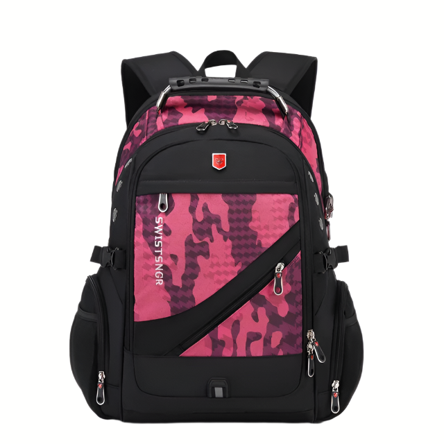 3％ Off | 2024 Waterproof 17 Inch Laptop Backpack Men USB Charging Trav ...