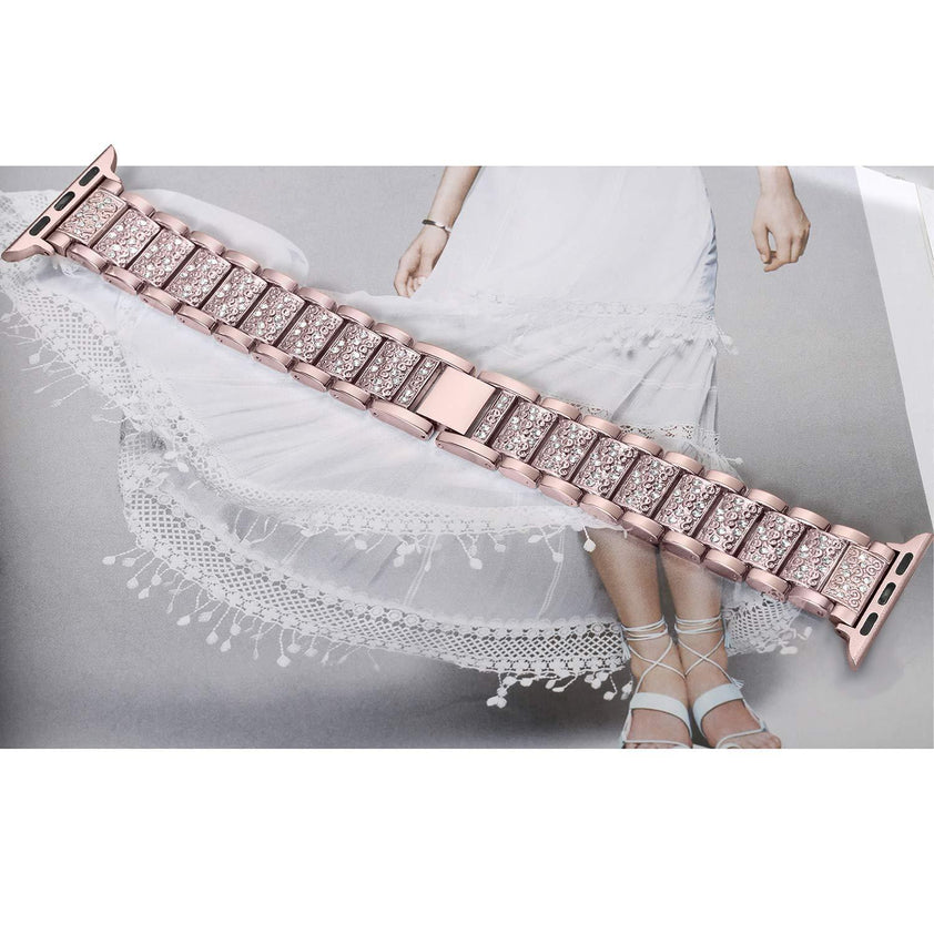 Apple Watch Bling Band, Women Diamond Rhinestone Bracelet – www.Nuroco.com