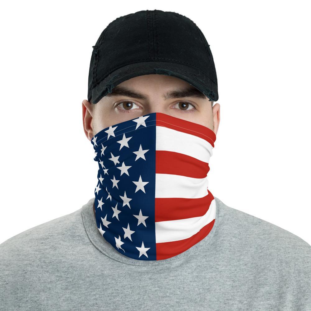 US American Flag Patriotic Face cover, America Washable Reusable Mask ...