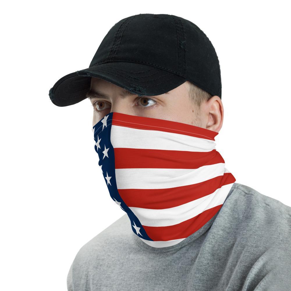 US American Flag Patriotic Face cover, America Washable Reusable Mask ...