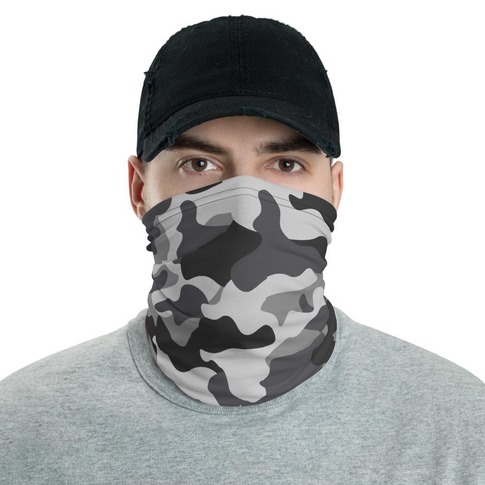 Gray Camouflage washable reusable scarves mask, grey military army tac ...